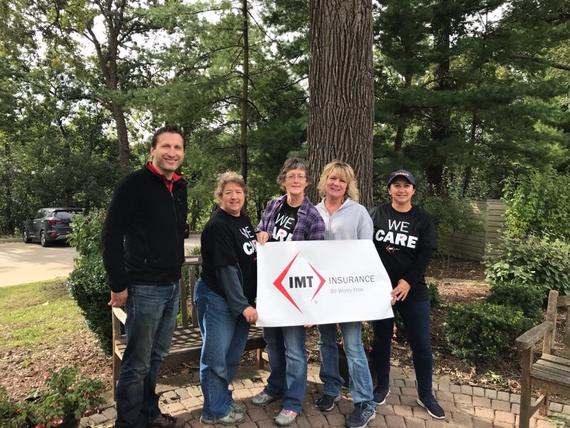 IMT Insurance Volunteers Provide 'Day of Caring' At EveryStep's Offices